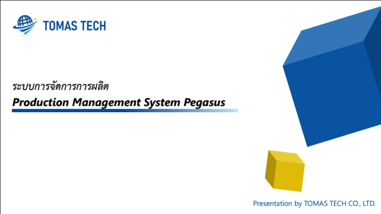 PEGASUS Production Management System Detailed Document Thai ver.